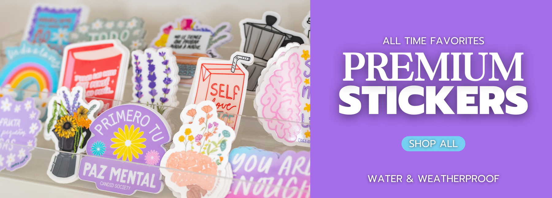 Candid Society | Stickers con mensajes positivos e inspiradores